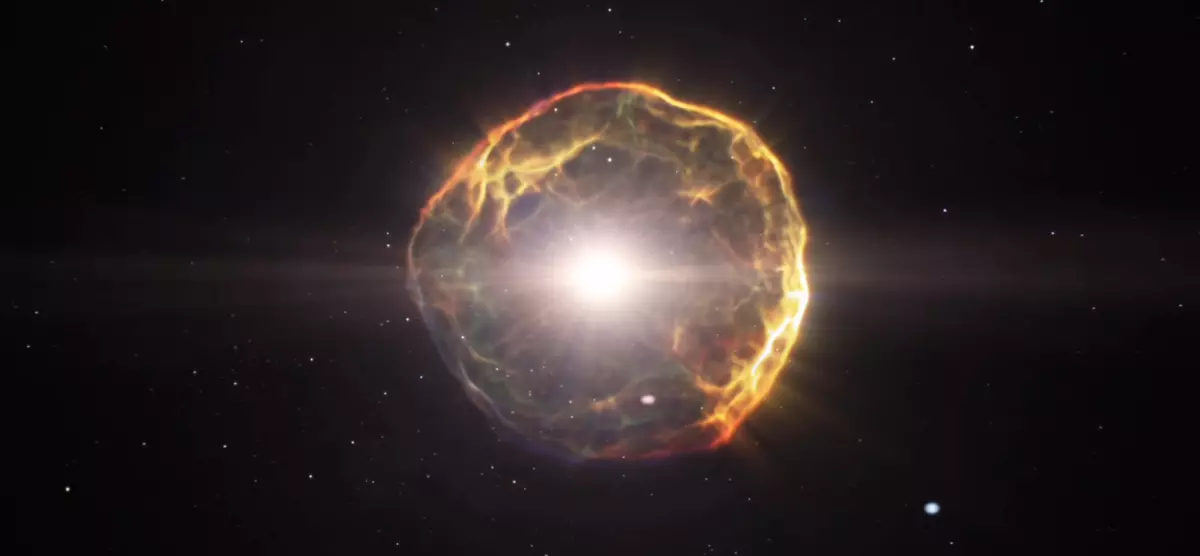 Quina serà l'explosió de Bethelgeuse de la Terra: 4K de vídeo