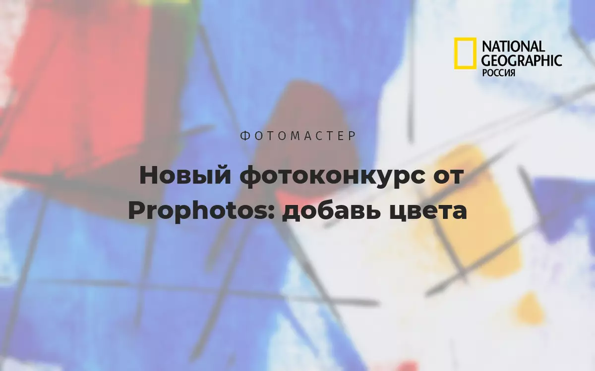 Prophotos'tan Yeni Fotoğraf Yarışması: Renk Ekle