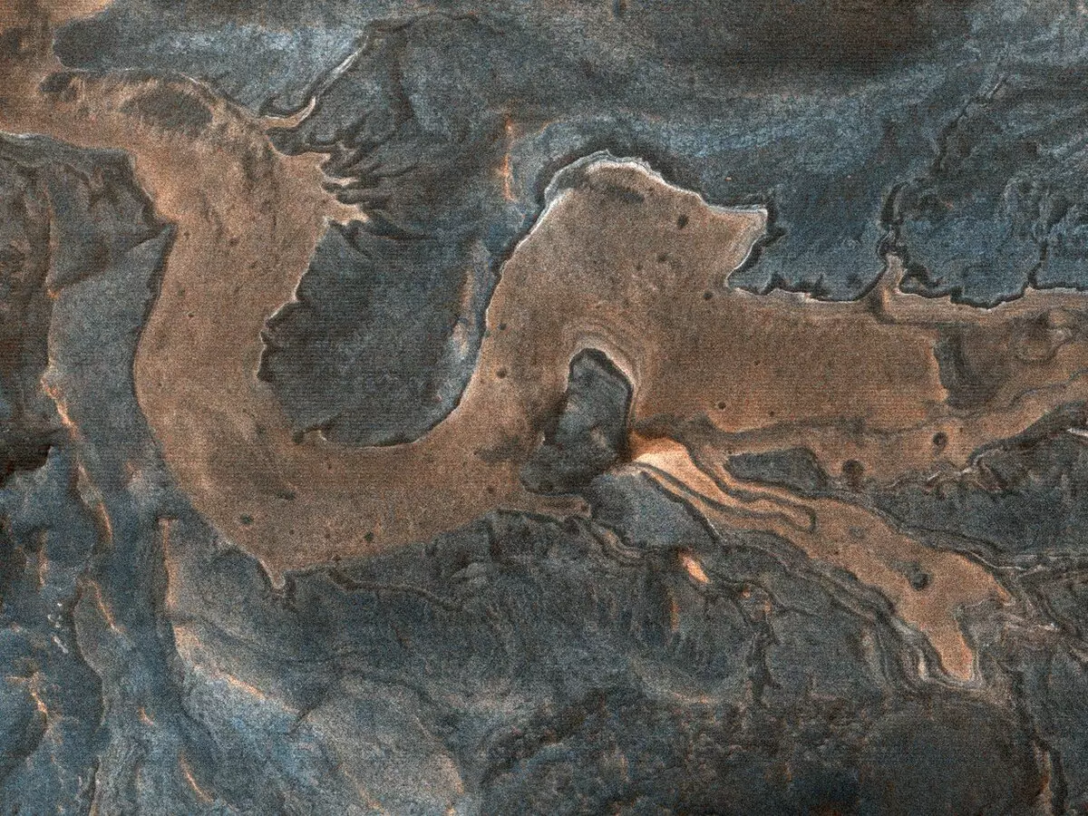 Sulla superficie di Marte ha visto il drago cinese