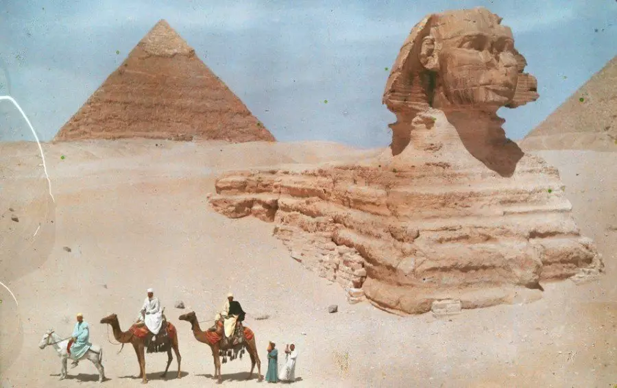 Sands - Penjaga Secrets Sphinx: Postival Foto