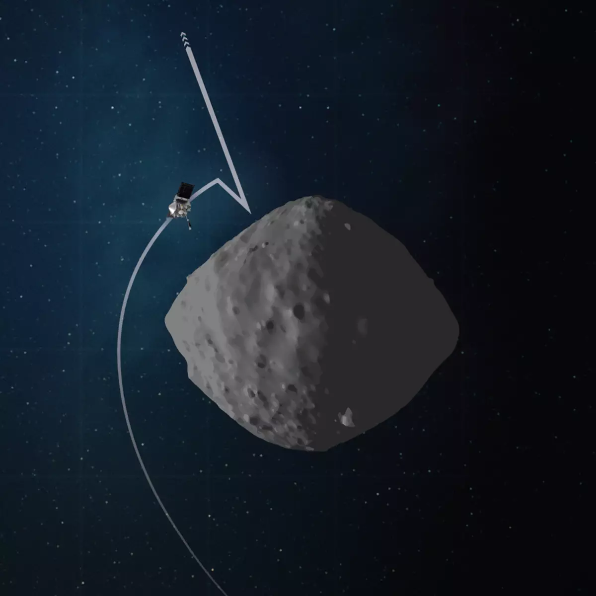 Asteroid benno na osiris-rex