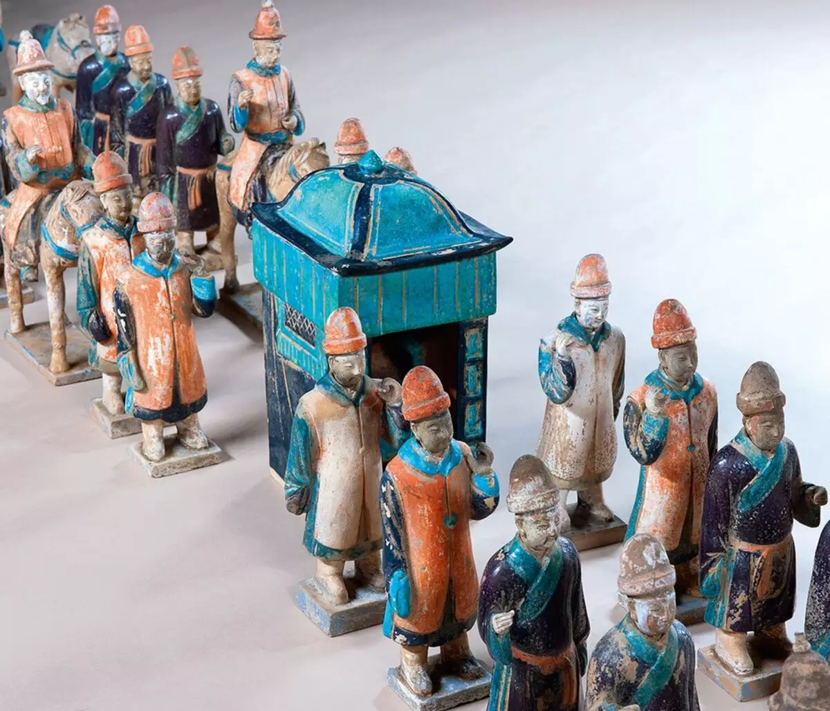 The terracotta army in miniature was brought to Moscow