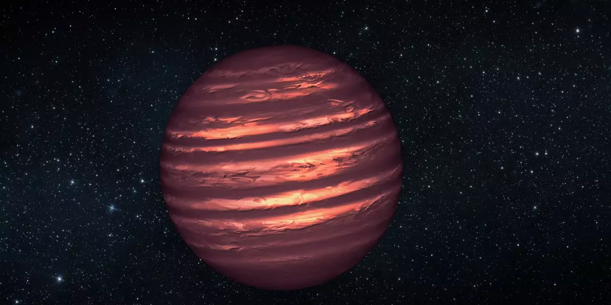 На близката кафяви джуджета Намерен облачни слоеве като Jupiter