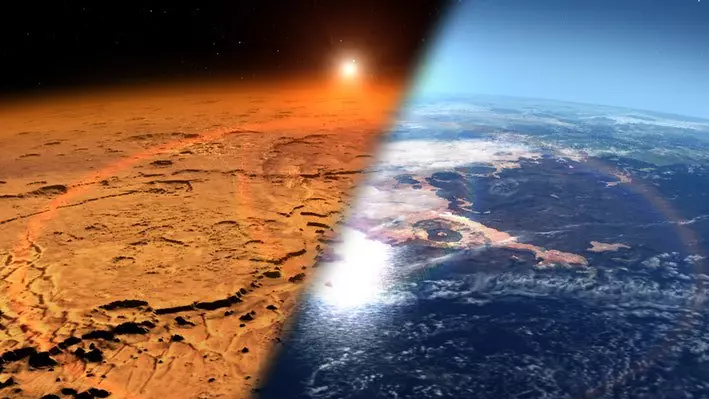 Ligesom Mars mistede sin atmosfære: Video