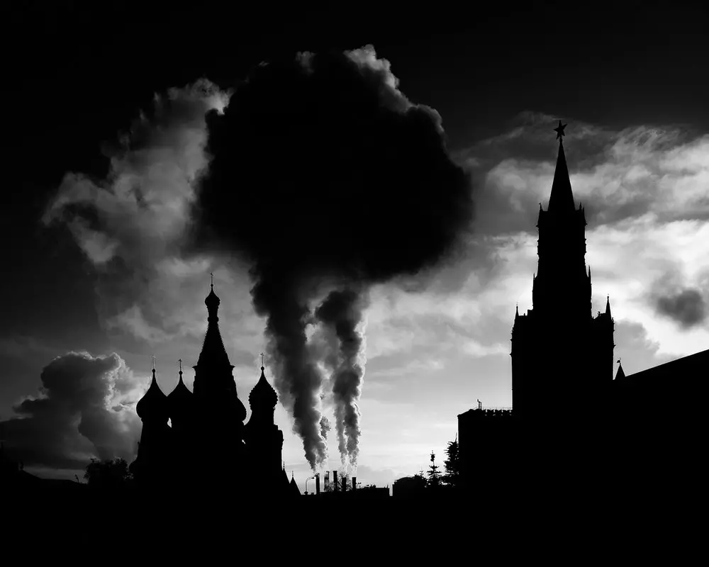 Loftverschmotzung zu Moskau: Daten fir d'Woch