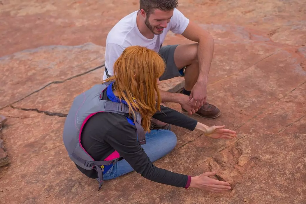 Aquestes no són només pedres: els turistes per a la ignorància destrueixen els rastres dels dinosaures