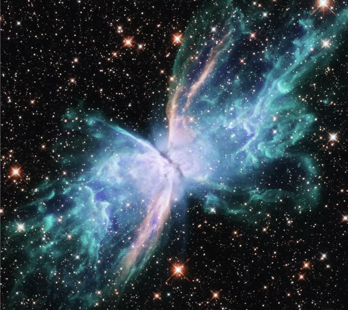 "Hubble" imprimió cómo los sistemas de doble estrella moribundo