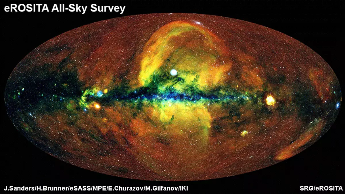 Les dades del "Espectre-RG" va ajudar a crear un mapa encara més emocionant de l'univers en els raigs de raigs X