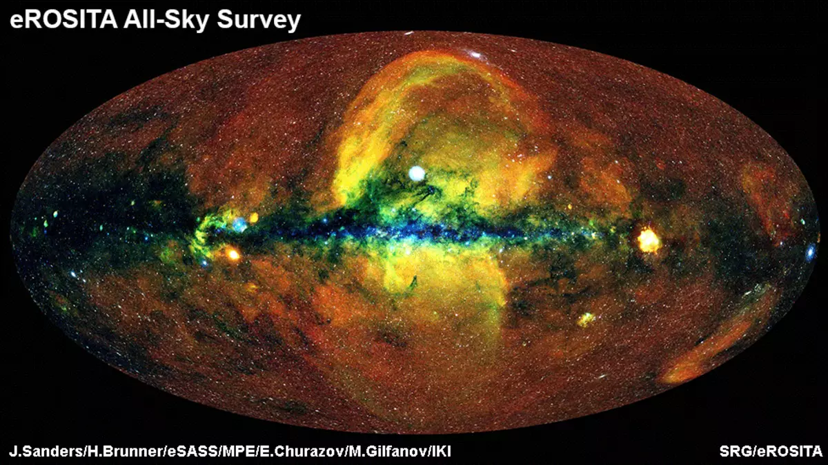 Дані «Спектра-РГ» допомогли створити ще більш захоплюючу карту Всесвіту в рентгенівських променях