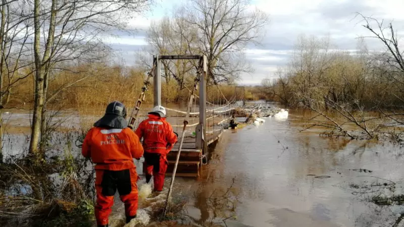 Flooding in the Novgorod region: The emergency mode has been introduced