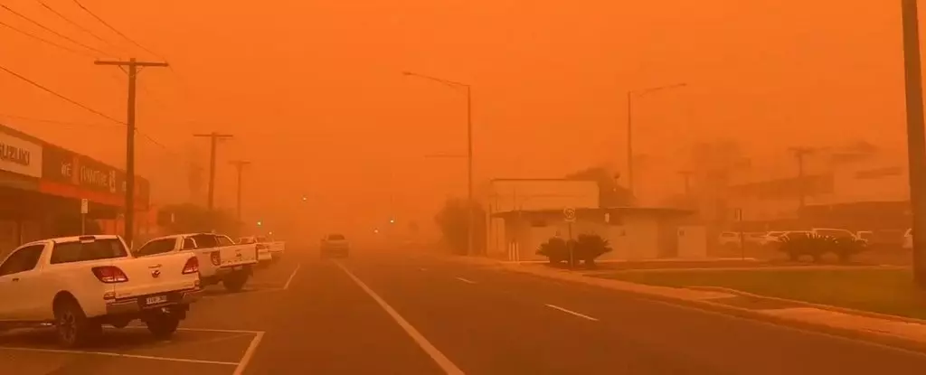 Bandar Australia menelan Sand Sand: Video