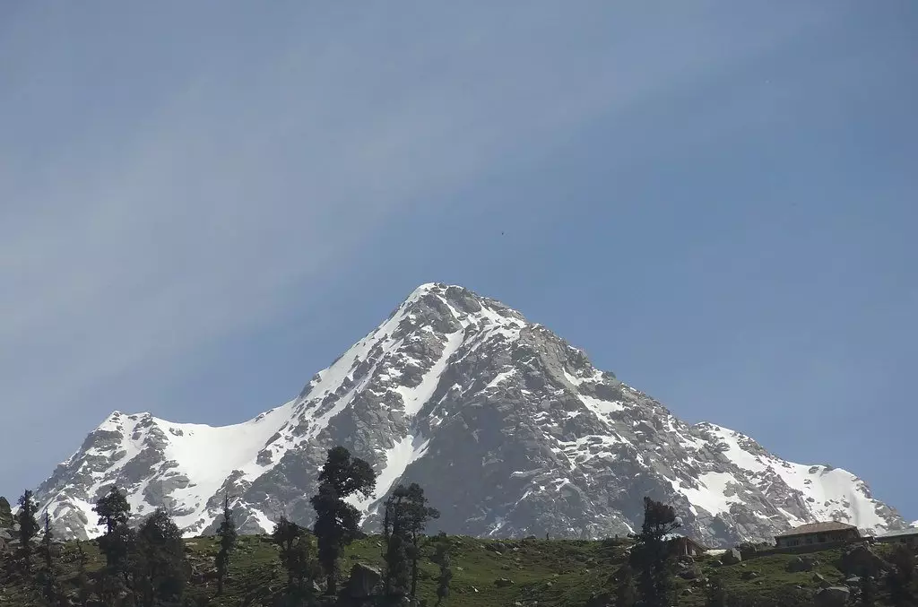 Zum ersten Mal seit 30 Jahren wurde Himalaya aus der indischen Stadt Jalandhar sichtbar