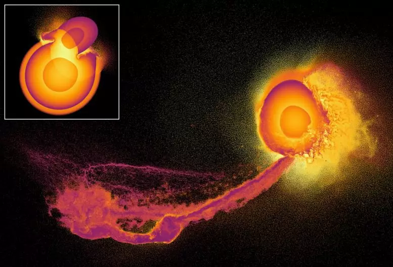 Kio okazas al la atmosfero kiam kolizias planedojn: Video