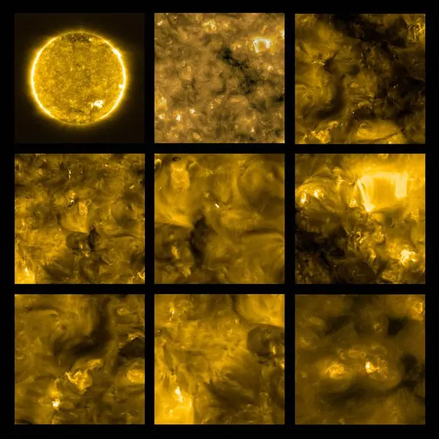 Saules attēli ar saules orbiteru