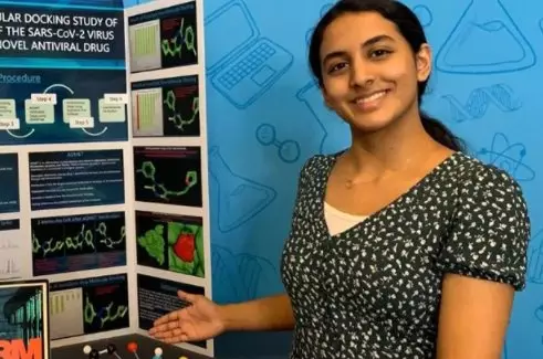 A 14-year-old girl made a discovery that can help find a core from COVID-19