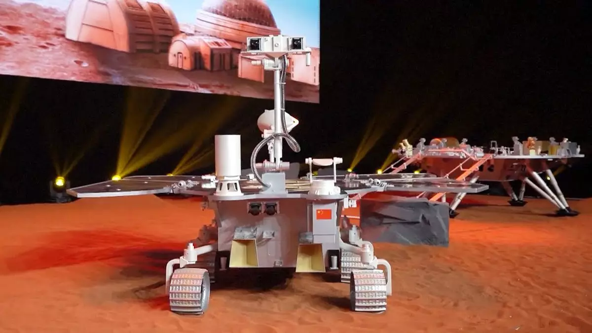 Kína sendi rannsaka til pláss til að læra Mars