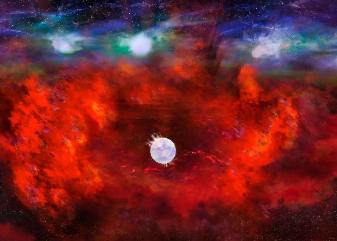 Dans un grand nuage de Magellan, j'ai trouvé une étoile neutronique perdue