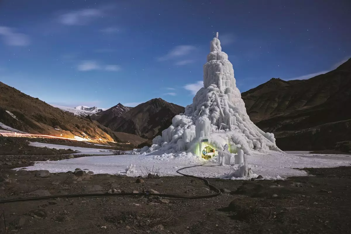 人工氷河：気候変動に対するインド防衛システム