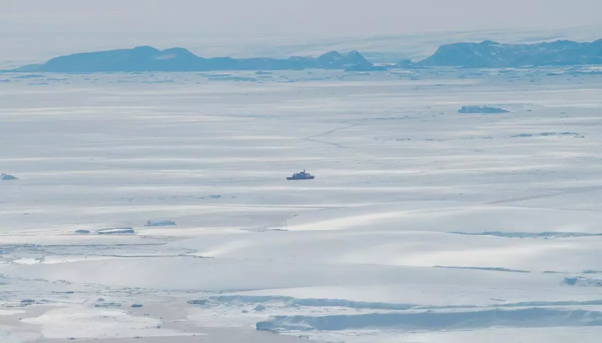 In Antarctica, vond een abnormaal warm punt