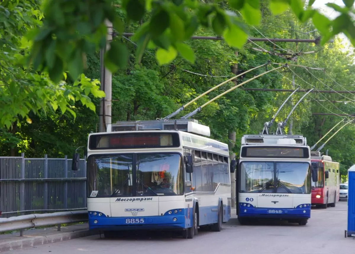 Auf Wiedersehen, gehörnter: In Moskau elimierte eine Trolleybus-Bewegung