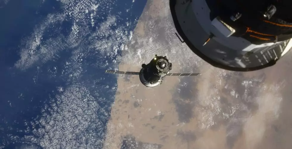 "Soyuz" menetapkan rekor kecepatan penerbangan ke ISS