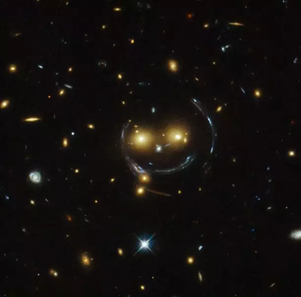 A huge smile detected on the star sky