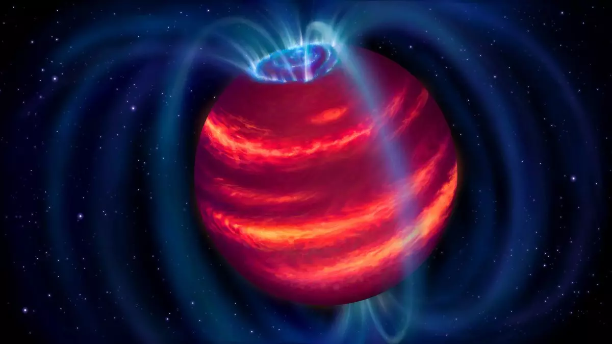 Brown Dwarf prvič v zgodovini, ki je na voljo na radijskem signalu