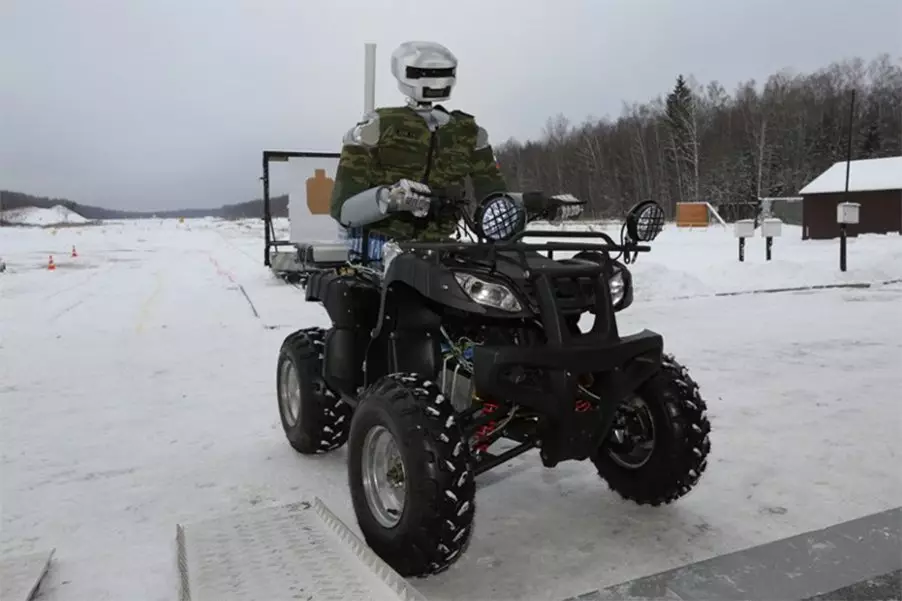 Russland schützt mënschlechähnlech Roboteren