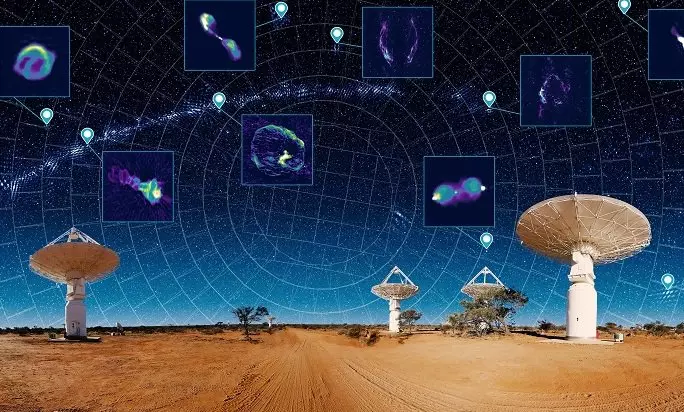 Australian radioteleskooppi 10 päivän ajan löysi yli miljoona uutta galaksia