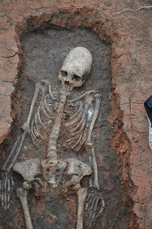 Užsienietis svečias. Čeliabinsko regione jie rado keistą skeletą