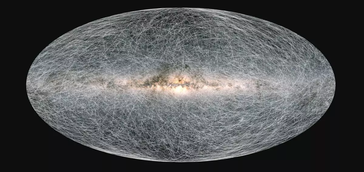 Bijna 2 miljard sterren werden toegebracht op een nieuwe Melkwegkaart.