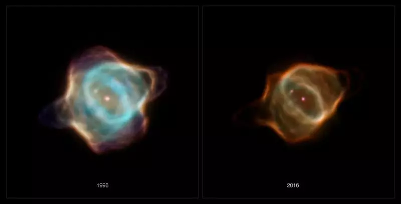Hubble fotografiado rápidamente desapareciendo nebulosa