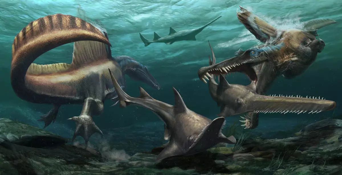 Yekem Dinosaur Floating: Wekî ku Spinosaurus ket çîrokê