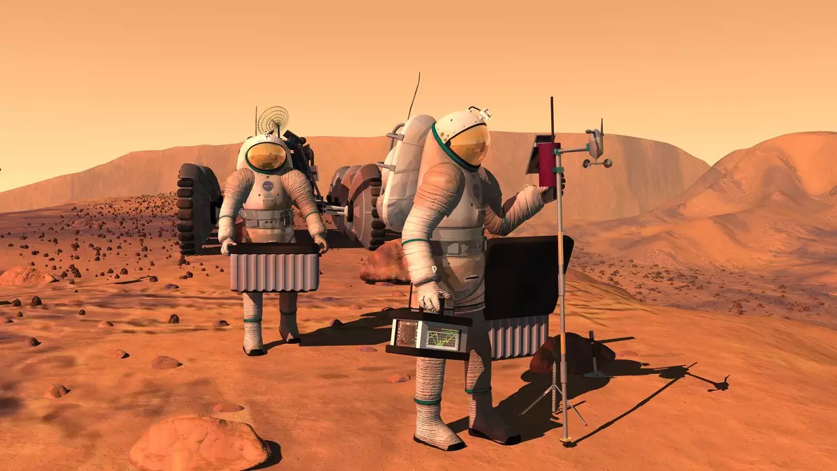 Fly til Mars truer kosmonauter svakt
