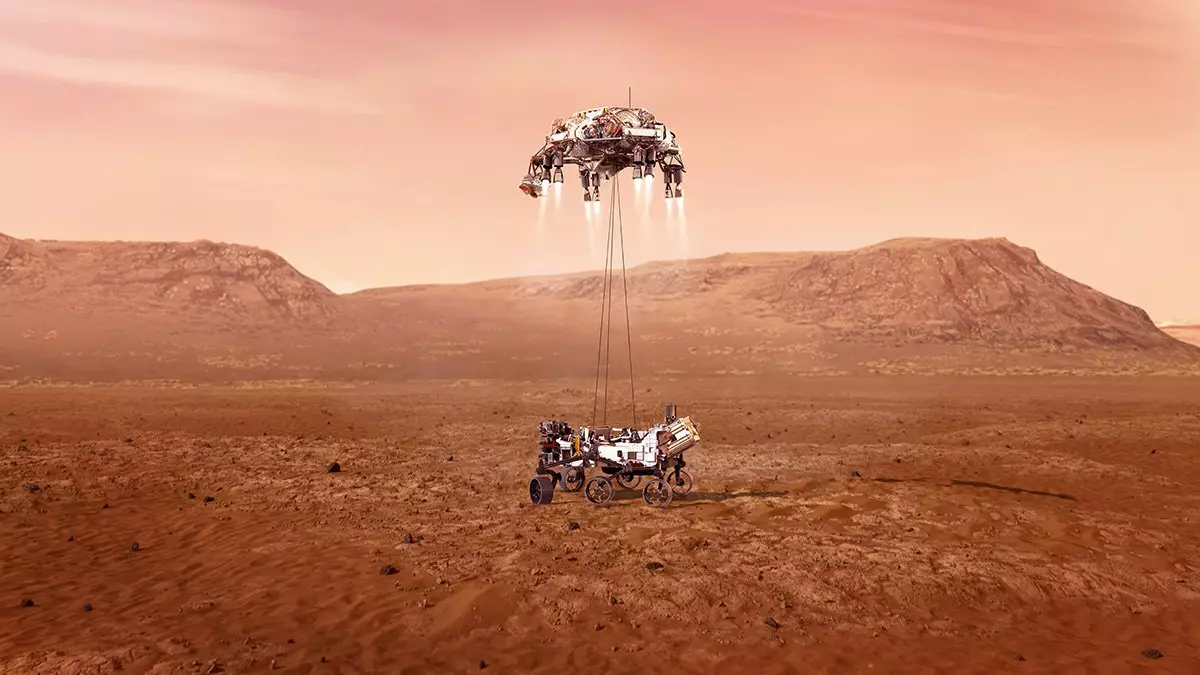 "Shtatë minuta e horror": Video Descent këmbëngulje në sipërfaqen e Mars