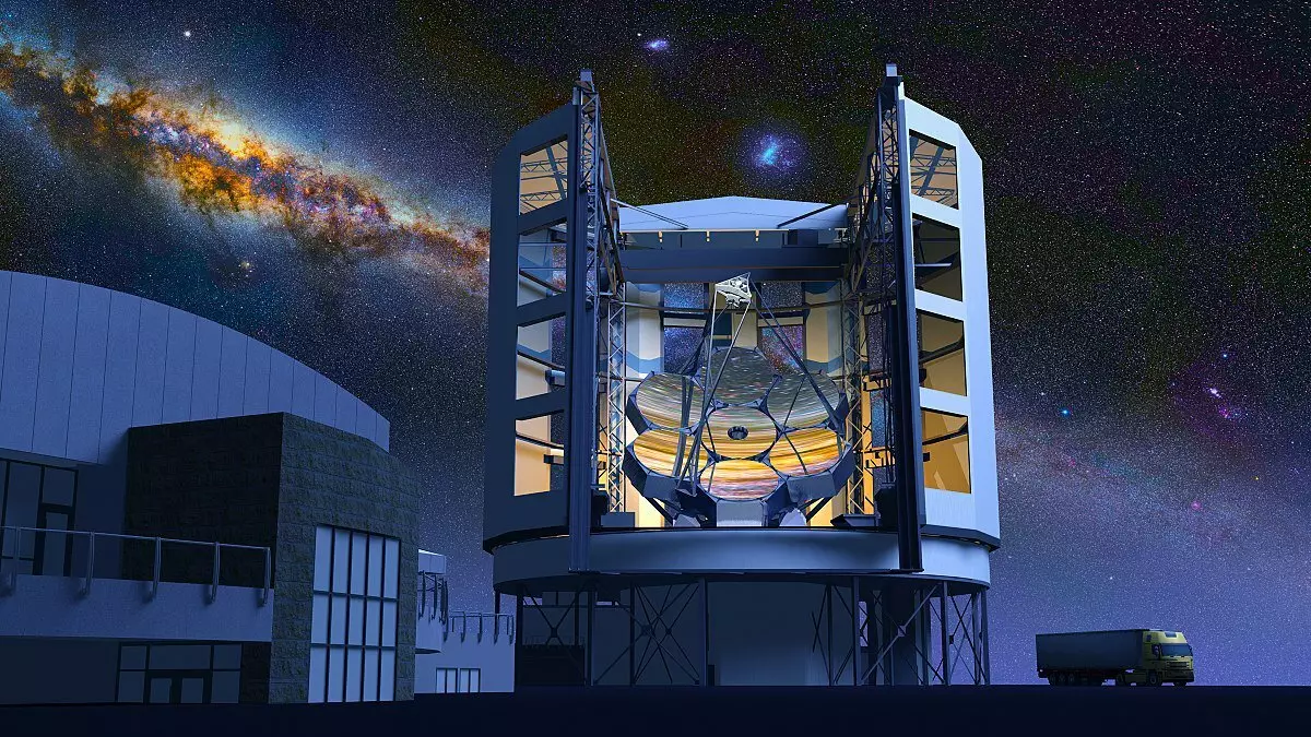 Si u bë një pasqyrë për një teleskop të madh: video
