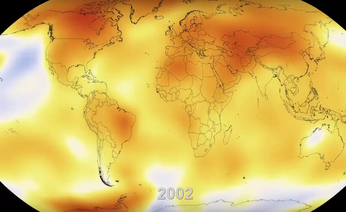 La vidéo de 15 secondes prouve un réchauffement climatique