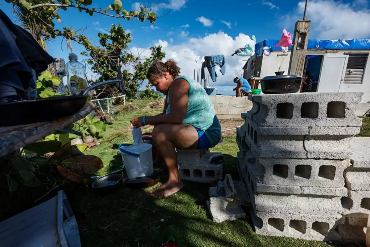 Qasırğadan sonra Puerto Riko: Foto hesabatı