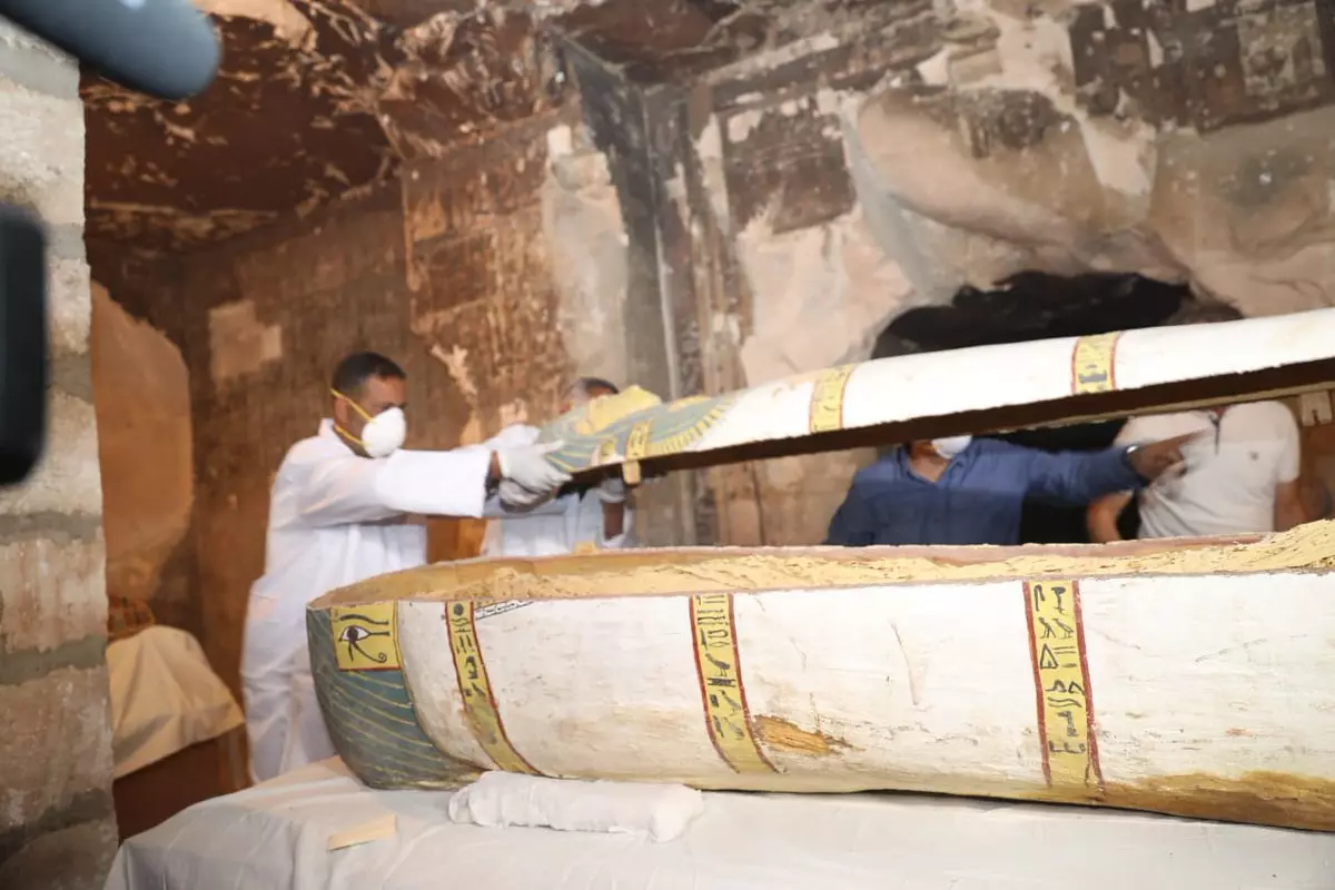 I Egypten fandt vehiklerens grav til polisering af faraoer