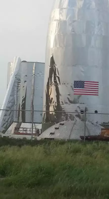 فضاپیمای SpaceX توسط یک باد قوی شکست خورده است: ویدیو
