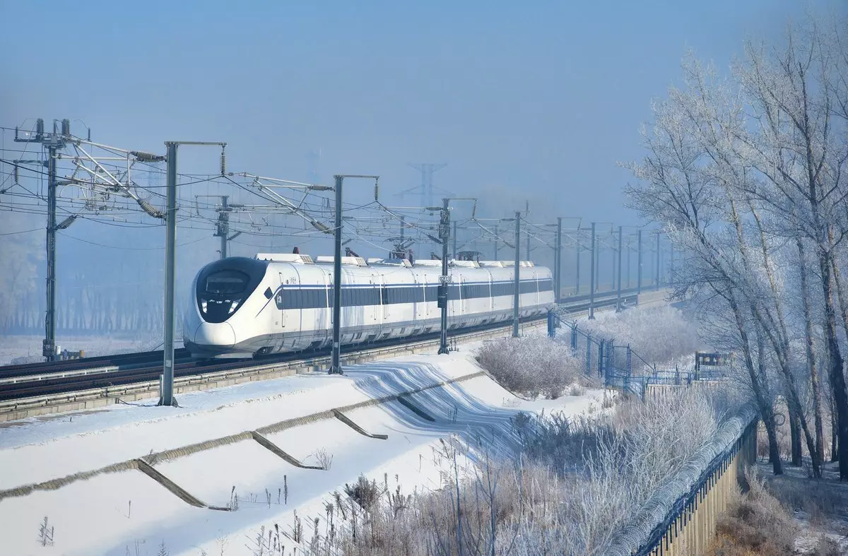 Di Cina, train-ekstrem telah dibuat