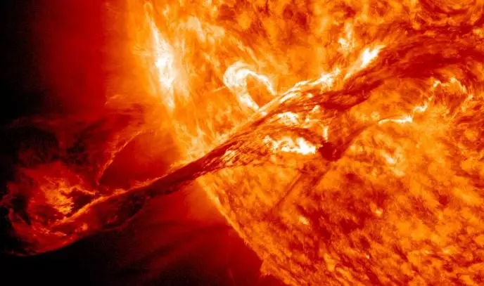Solen fant en kilde til farlige høy-energi partikler