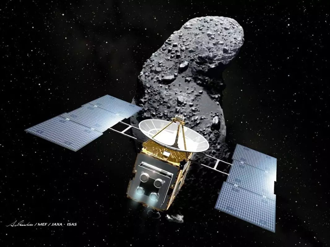 bir asteroid IKAVA olan nümunələri, həyat verməsi üçün zəruri üzvi materiallar aşkar