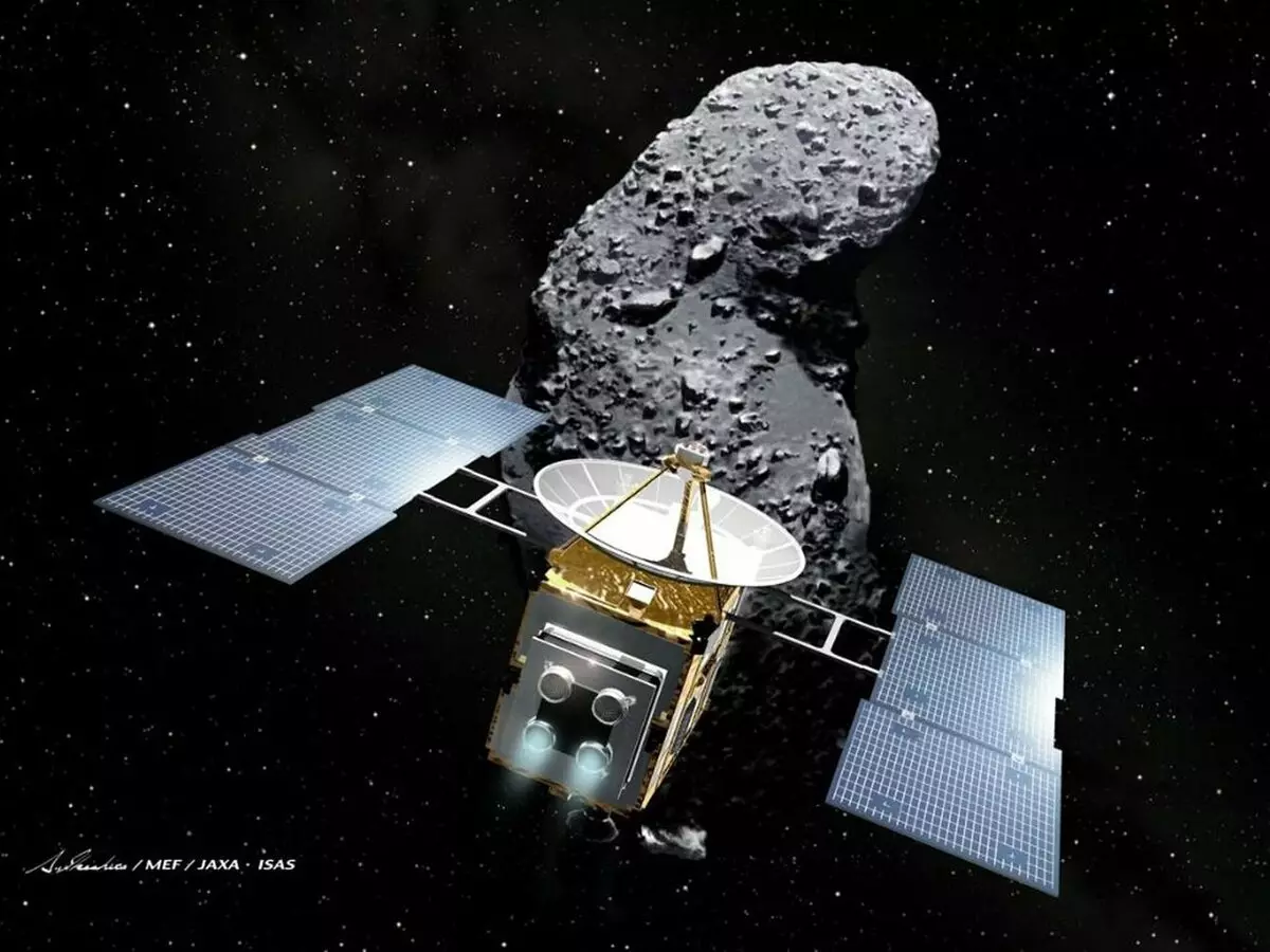 В пробите от астероид IKAVA, намерено органични материали, необходими за появата на живот