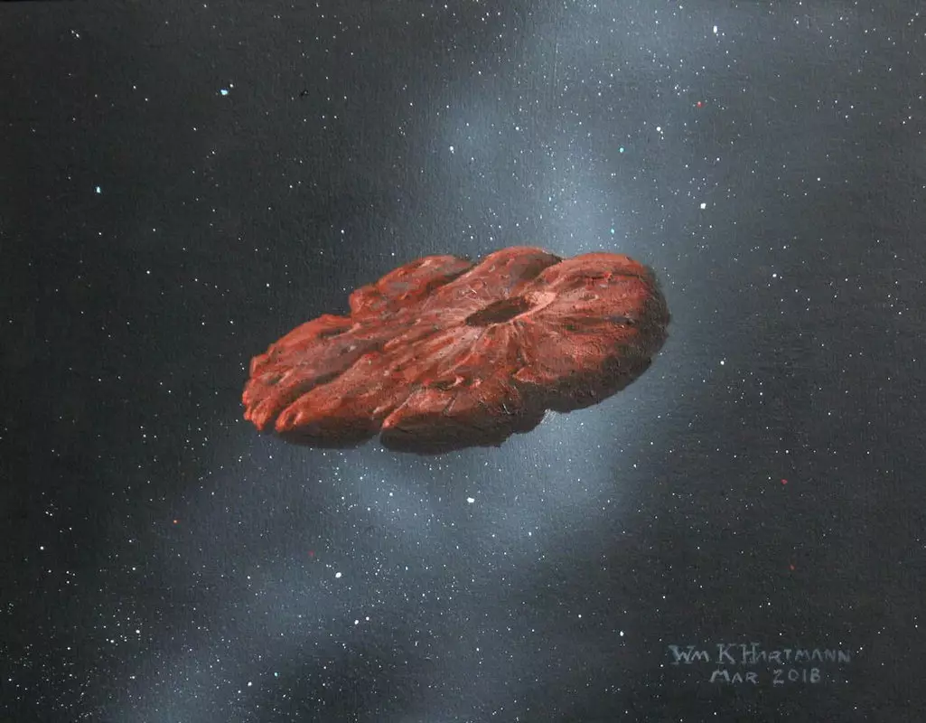 Omumumua ريدل: وجد العلماء من أصل الكائن بين النجوم الأول في النظام الشمسي