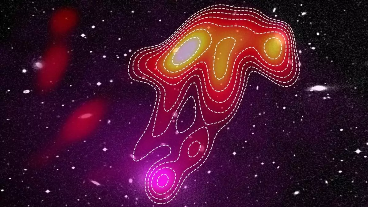 Za 340 miliónov rokov od zeme, vyžarujúce podivné rádiové vlny "medusa"