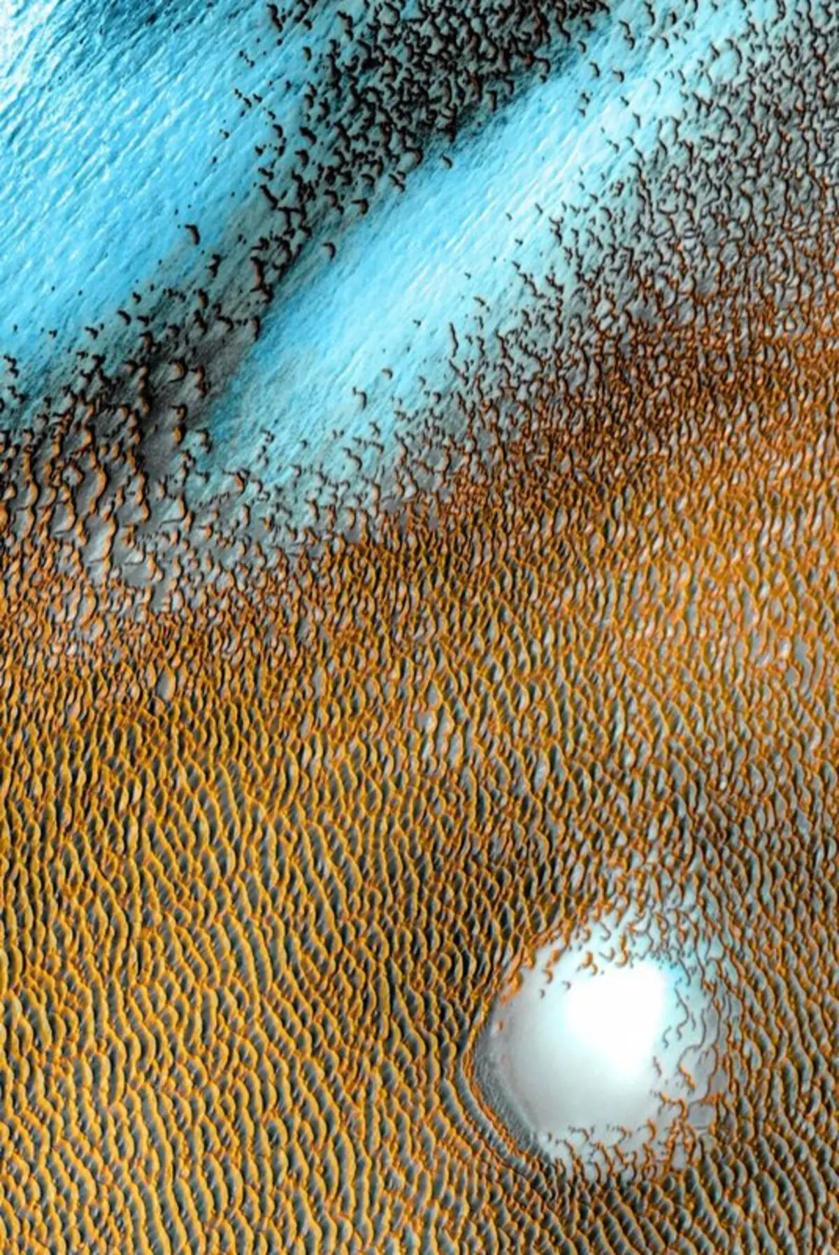 tuurasha Blue on Mars: Photo of maalinta ka NASA