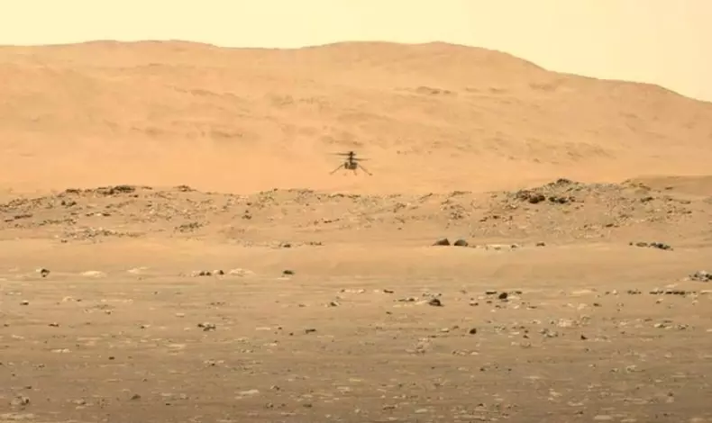 L'ingenuità ha fatto un secondo volo di ricognizione su Marte