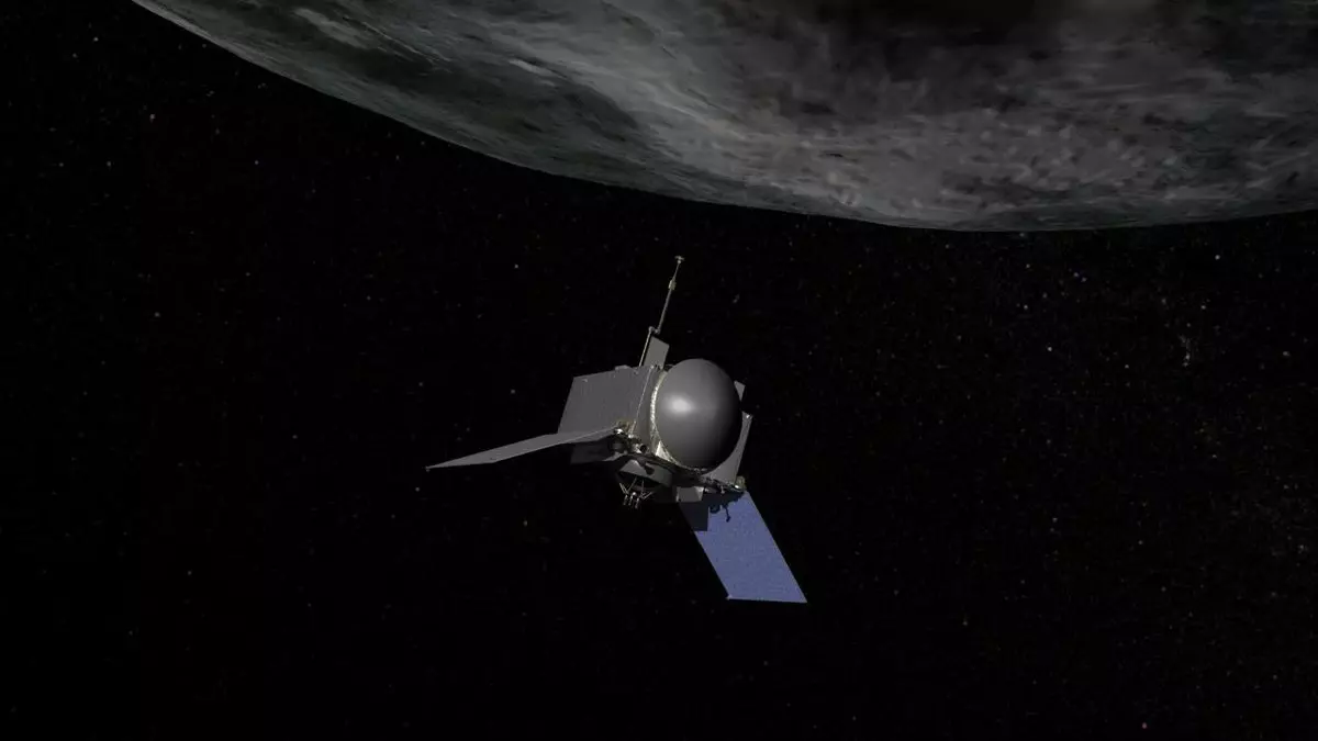 Осирис-Рекс Asteroid бенноди баалуу жүктөр менен солго жана жерге салып берди
