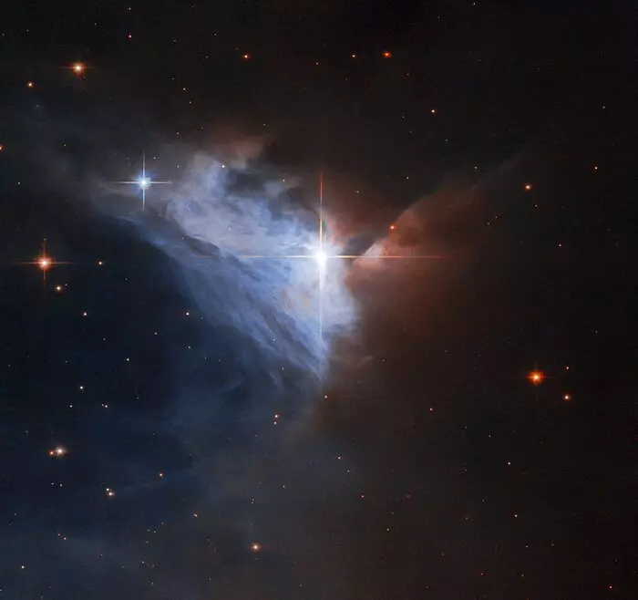 Το "Hubble" παρατήρησε ένα όμορφο νεφέλωμα εκπομπών σε έναν μονόκερο αστερισμό